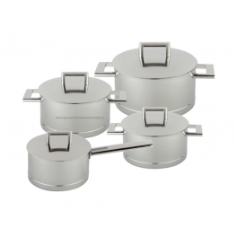Demeyere John Pawson 4 delige pannenset € 689