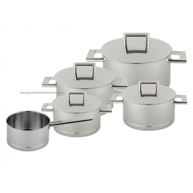 Demeyere John Pawson Pannenset 5 delig € 979 John Pawson Kookpannen