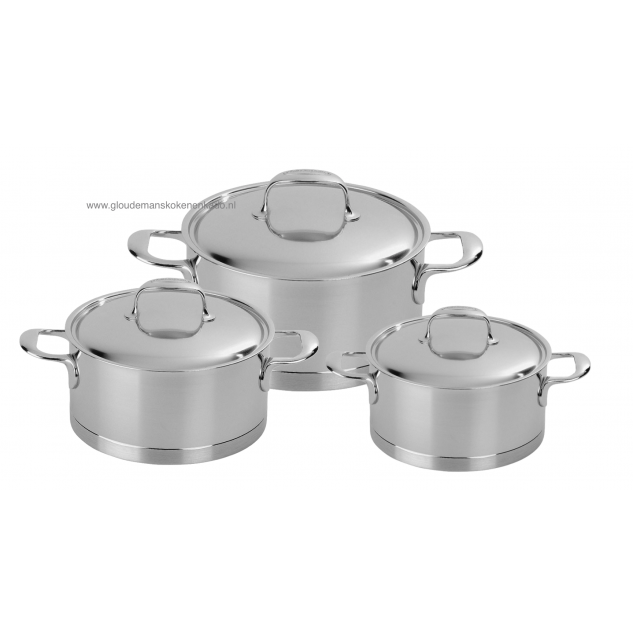 Demeyere Atlantis Pannenset 3 delig € 499 Atlantis Kookpannen